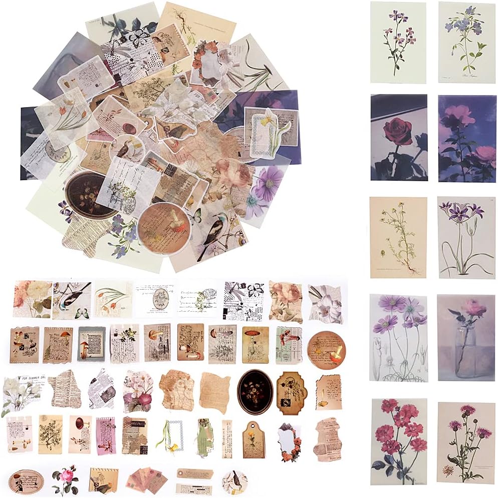 Titu Ki Baatein 50 Pcs Vintage Black and White Stickers, Retro Black ...