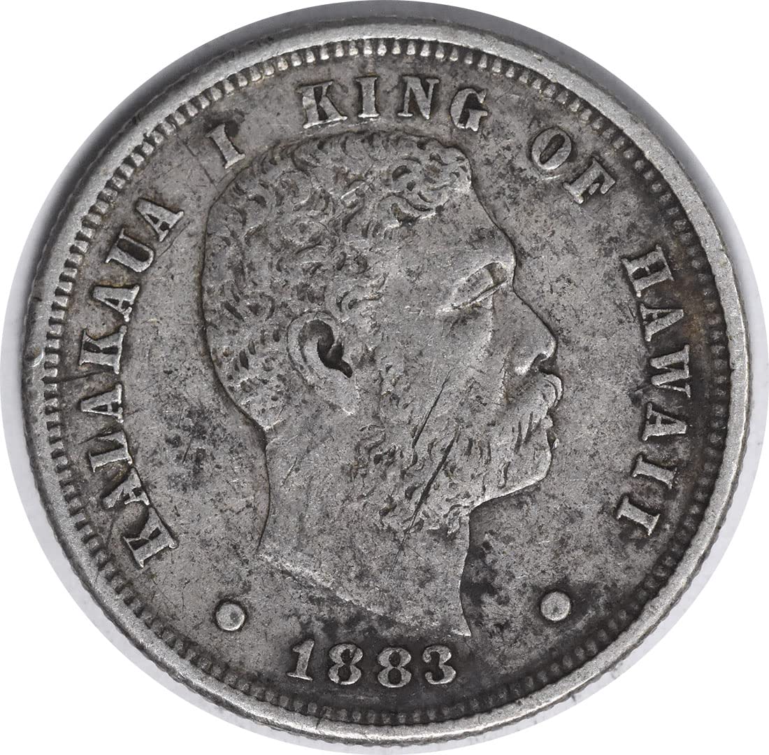 1883 P Hawaiian Dime Uncertified VF at Amazon's Collectible Coins Store