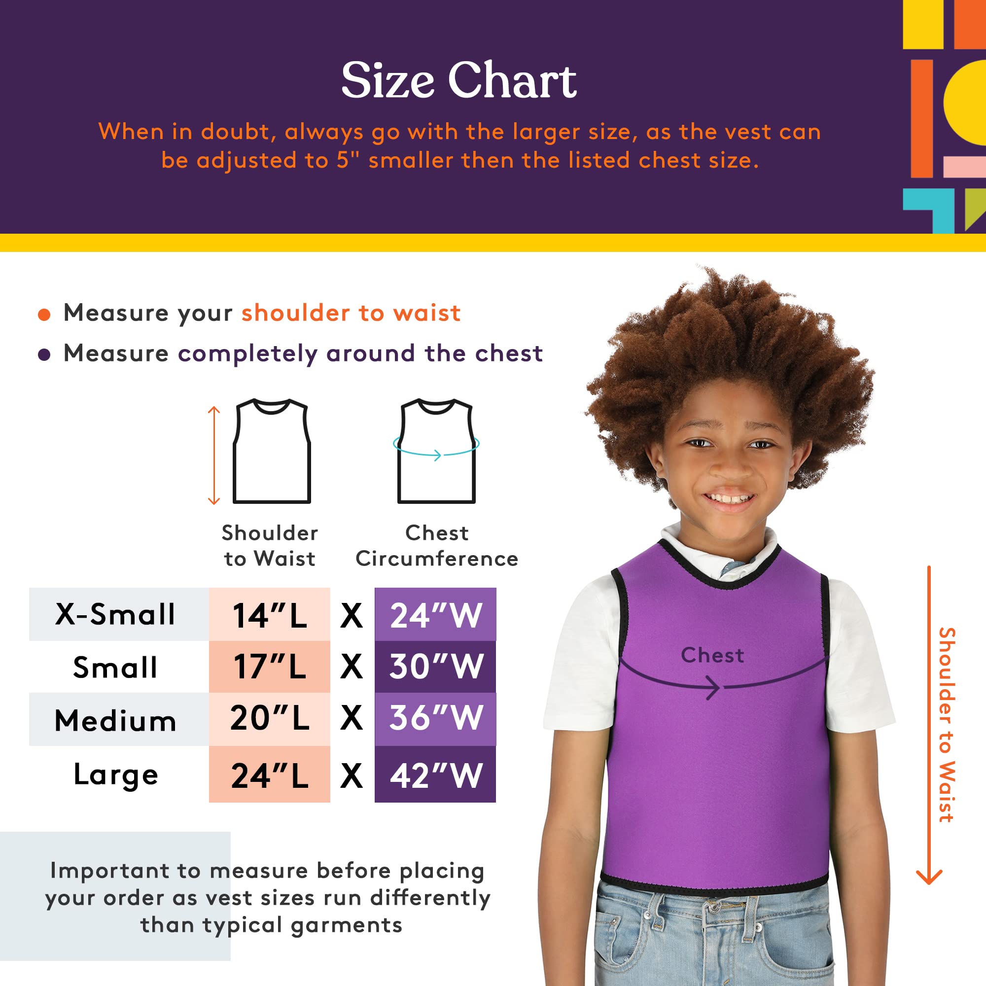 Pressure Vests Adult Size