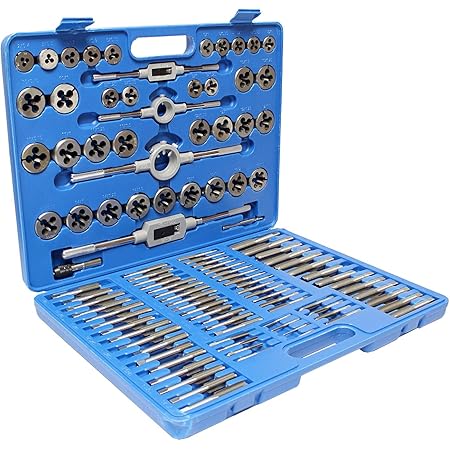 Amazon.com: ABN Metric and SAE Standard Tap and Die 60-Piece Rethread ...