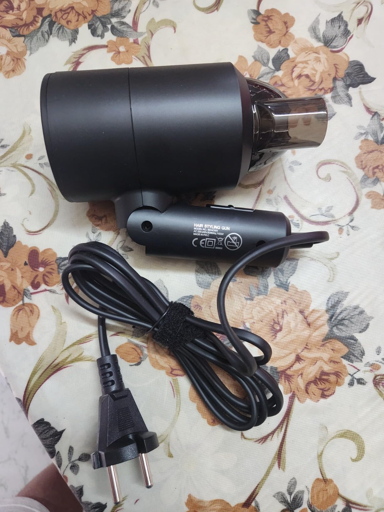 Beardo Styling Gun Hair Dryer with Detangling Hair Comb, 1100 Watts ...