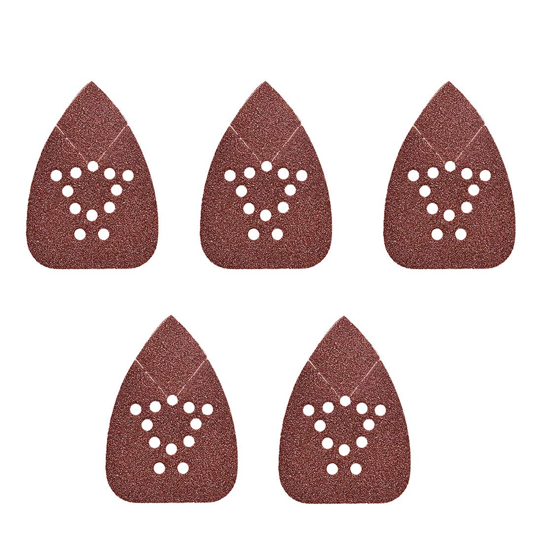 uxcell Detail Sander Sandpaper, Triangular Sanding Paper, Hook and Loop ...