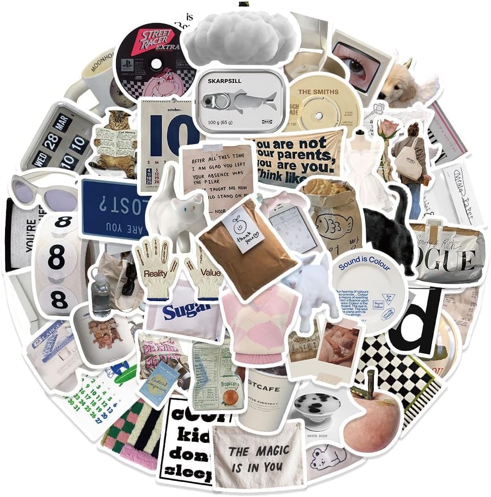 Titu Ki Baatein Stickers Aesthetic Waterproof Laptop Stickers Decals 50 ...