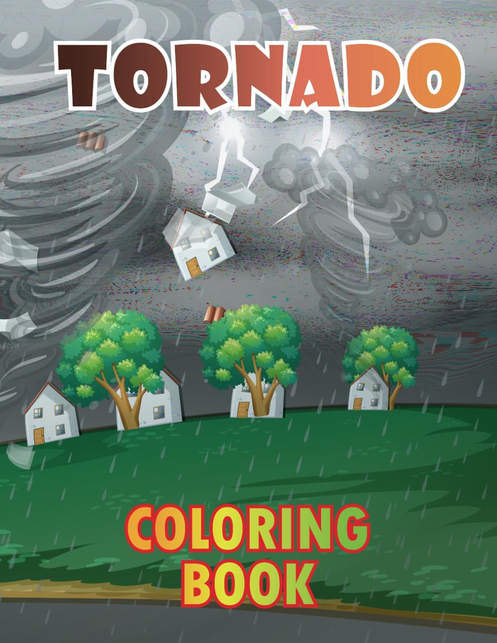Buy TORNADO COLORING BOOK: Fun and Easy Coloring Pages for Kids Online ...