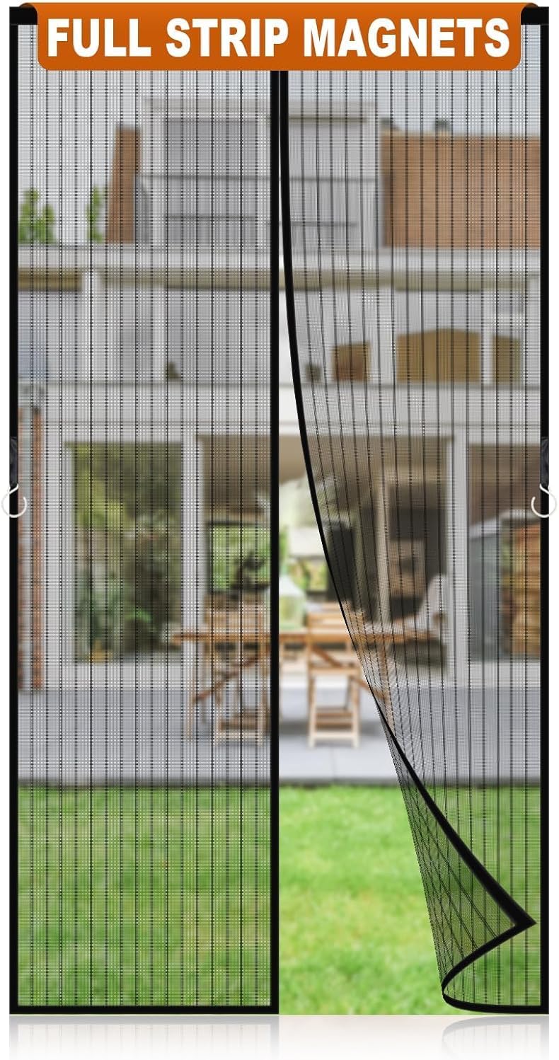 LCYY.TG Magnetic Screen Door Mesh,Easy Install,Self Sealing,Heavy Duty ...