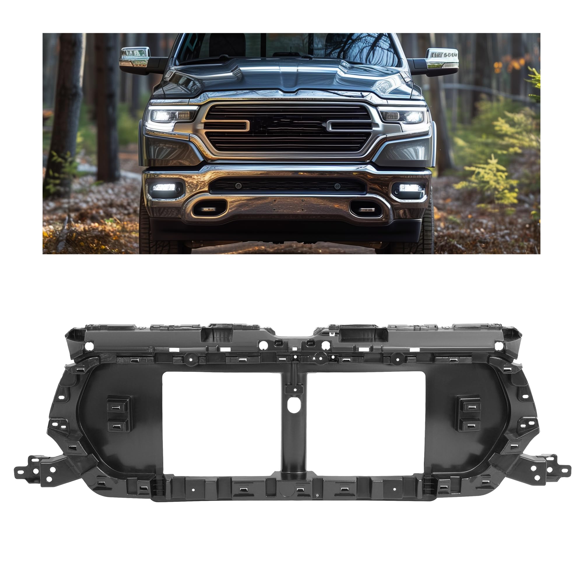 Amazon.com: HECASA Upper Grille Support Base Compatible with 2019 2020 ...