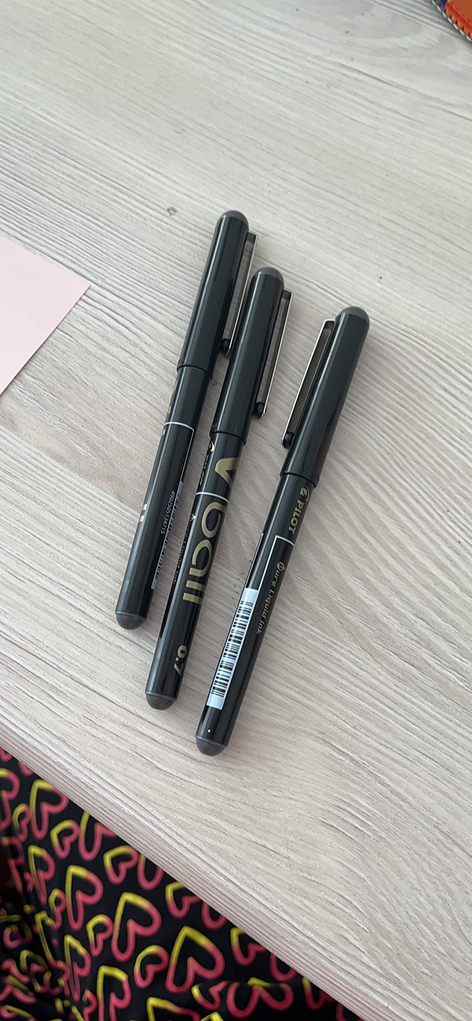 Pilot VBall 7 Rollerball Pen-Black (Pack of 6) : Amazon.co.uk ...