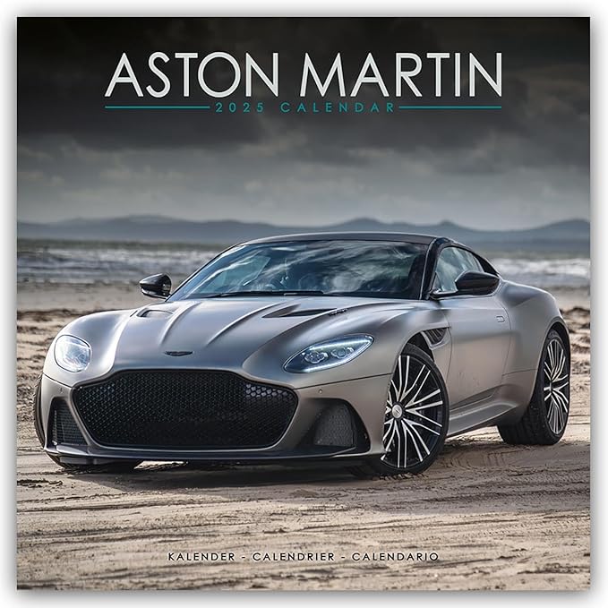 Aston Martin 2025 Square Wall Calendar | Car, Classic Car, Motor ...