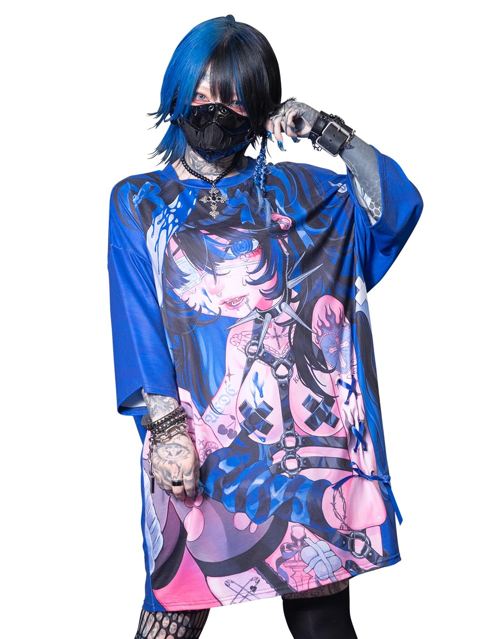 Amazon | [エーシーディーシーラグ] HELL Tシャツ ACDC RAG 原宿系 ファッション 病みかわいい ユニセックス ネイビー | Tシャツ・カットソー 通販