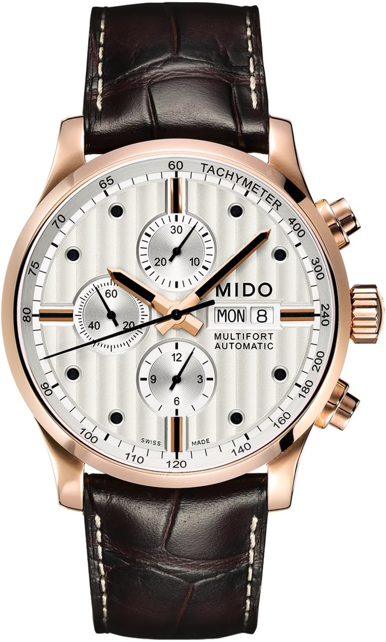 Mido Men's MIDO-M0056143603100 Multifort Analog Display Swiss Automatic ...