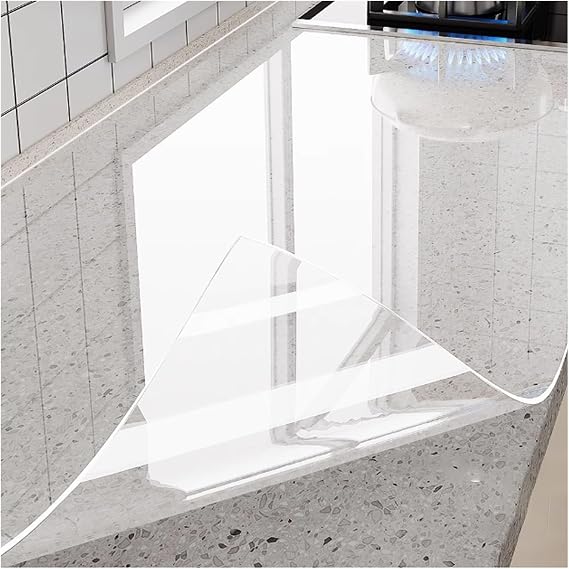 Quartz/Granite/Marble Countertop Protection Film Clear, Self Adhesive ...