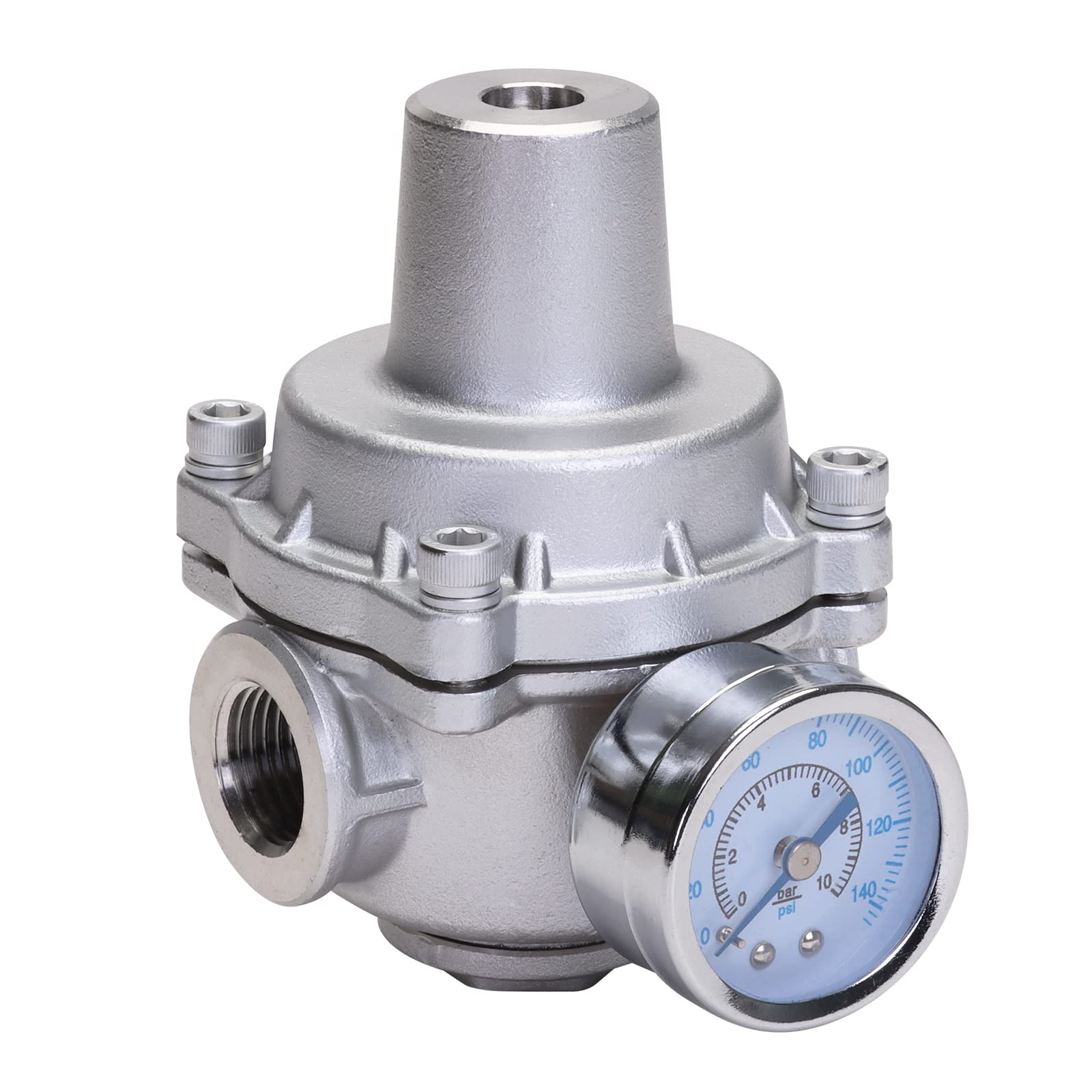 Snapklik.com : DERPIPE Pressure Regulator Water Valve - 1/2" NPT Female ...