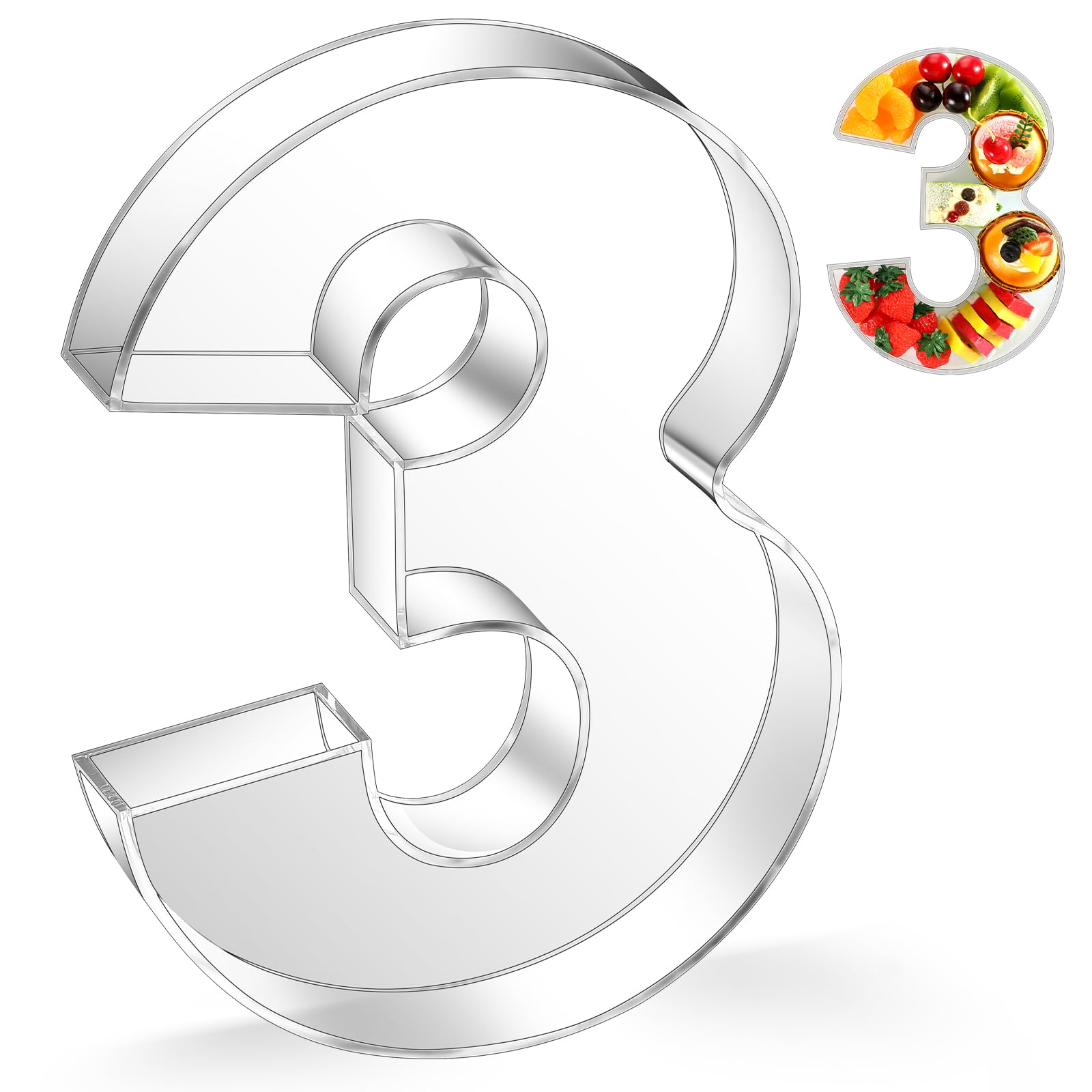 Amazon.com: Uiifan 10'' Acrylic Letter Box Form Tray Display Fillable ...