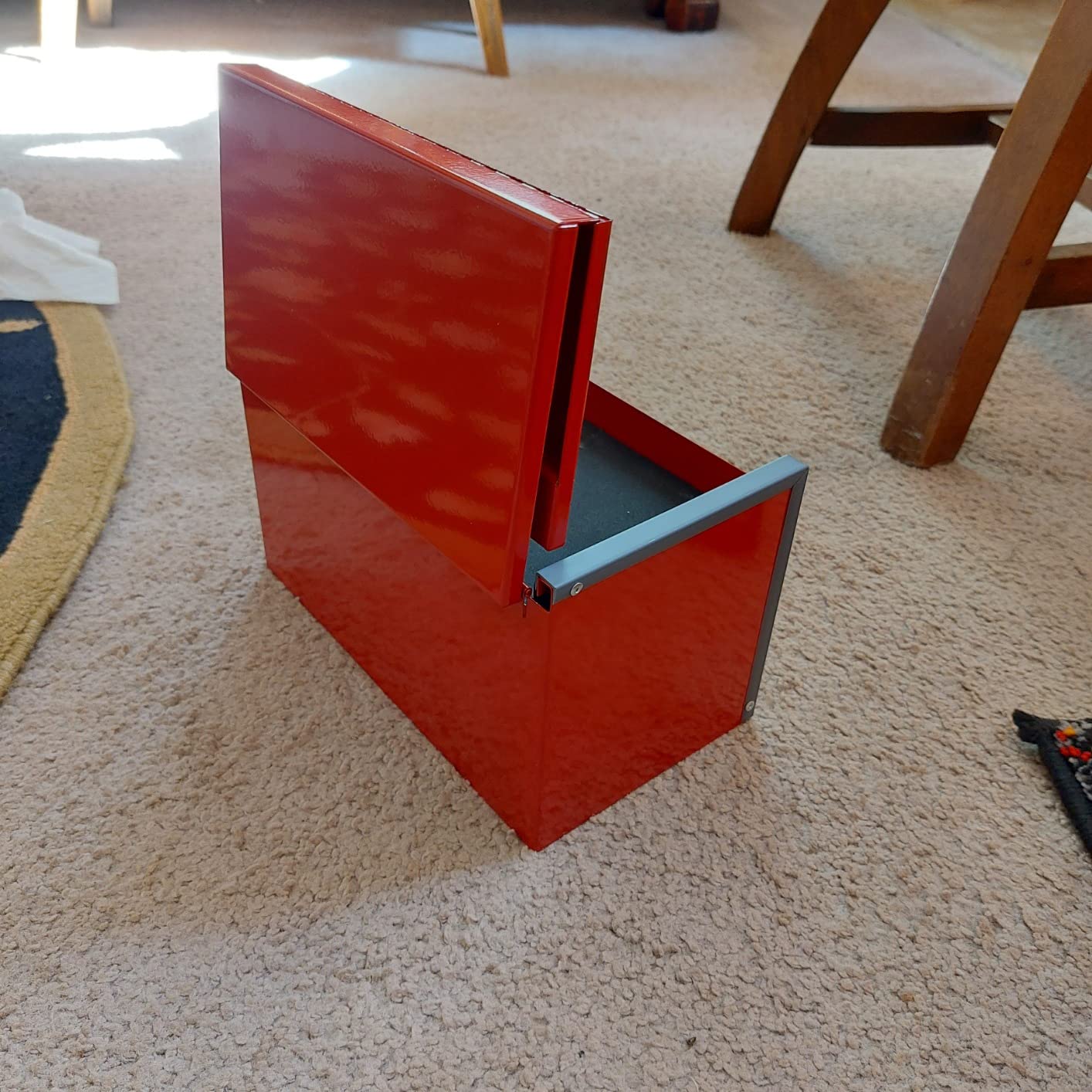 $9/mo - Finance P.I.T. Mini White Tool Box, Portable 3 Drawer Steel ...