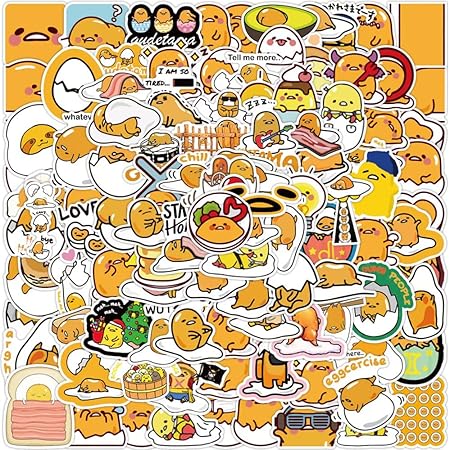 Amazon.com: 120pcs Kawaii Stickers Cute Cartoon Suitcase Water Cup ...