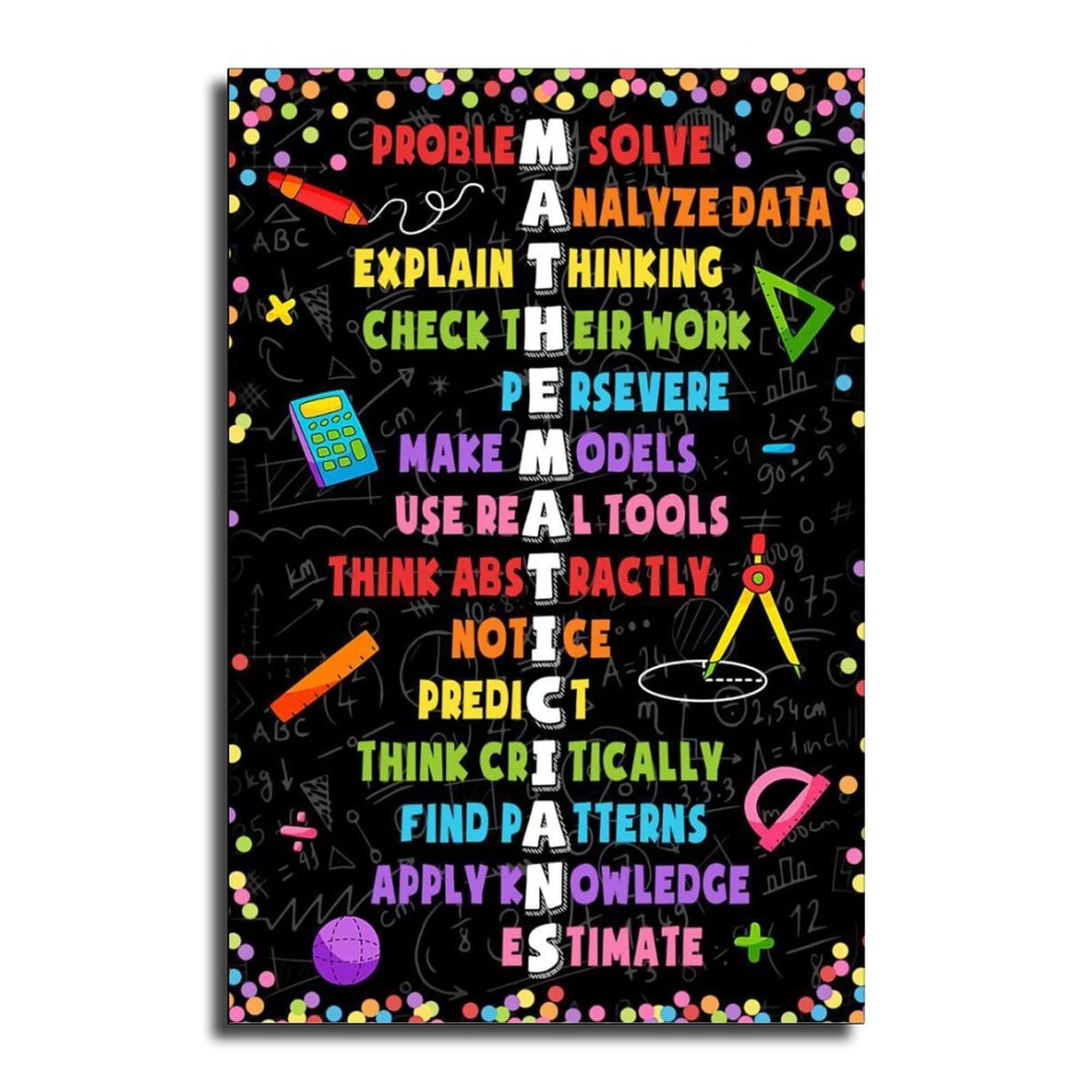 Poster Di Arte Matematica Math Poster Hi Res Stock Photography And