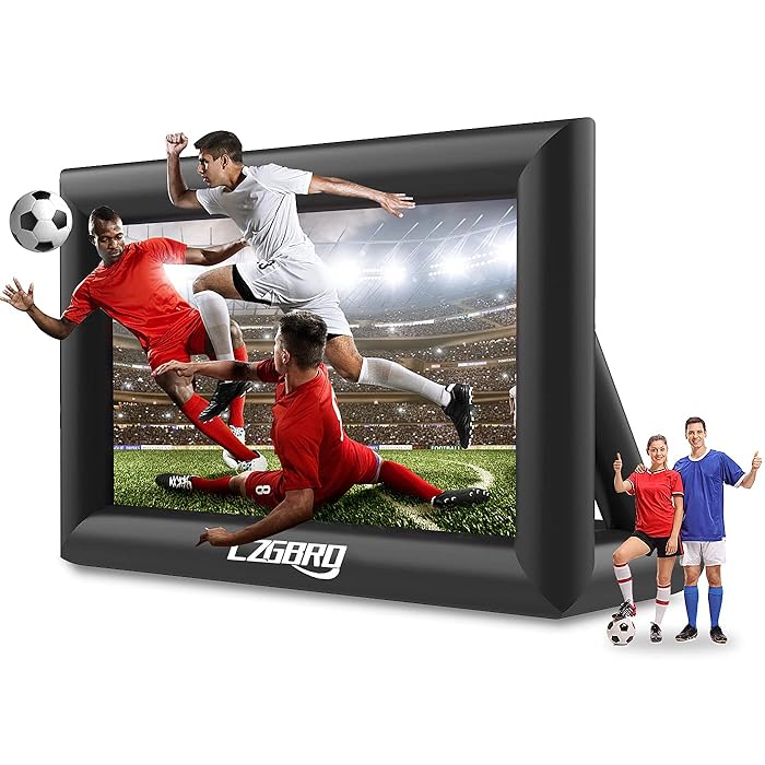 Buy Inflatable Outdoor Movie Screen 20FT, Blow UP Projector Screen for ...