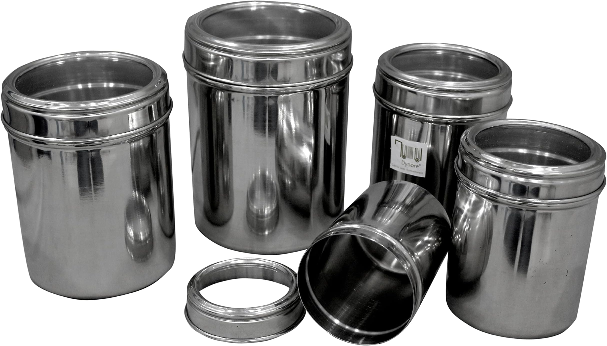 Buy Sumeet Stainless Steel Vertical Canisters/Ubha Dabba/Storage ...