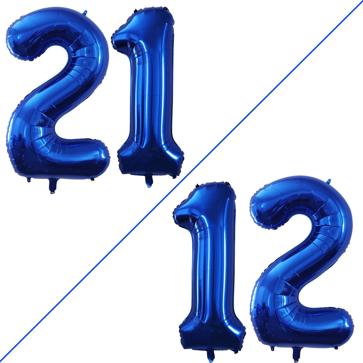 Amazon.com: GOER Number 12 Balloons for 12th Birthday Sweet 12 Party ...