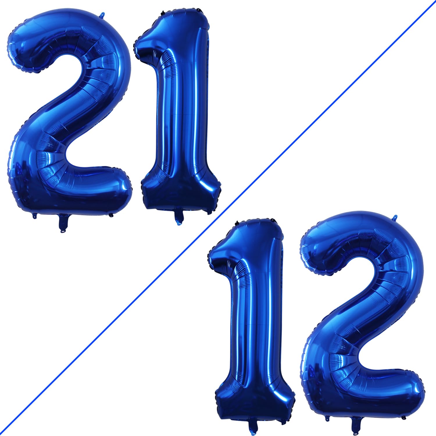 Amazon.com: GOER Number 12 Balloons for 12th Birthday Sweet 12 Party ...