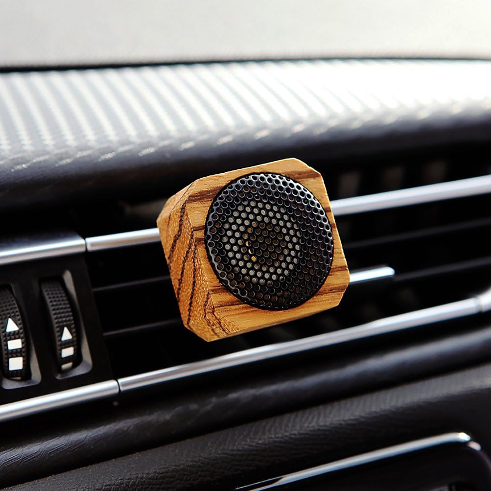 Amazon.com : Car Essential Oil Diffuser Vent Clip, Natural Wooden ...