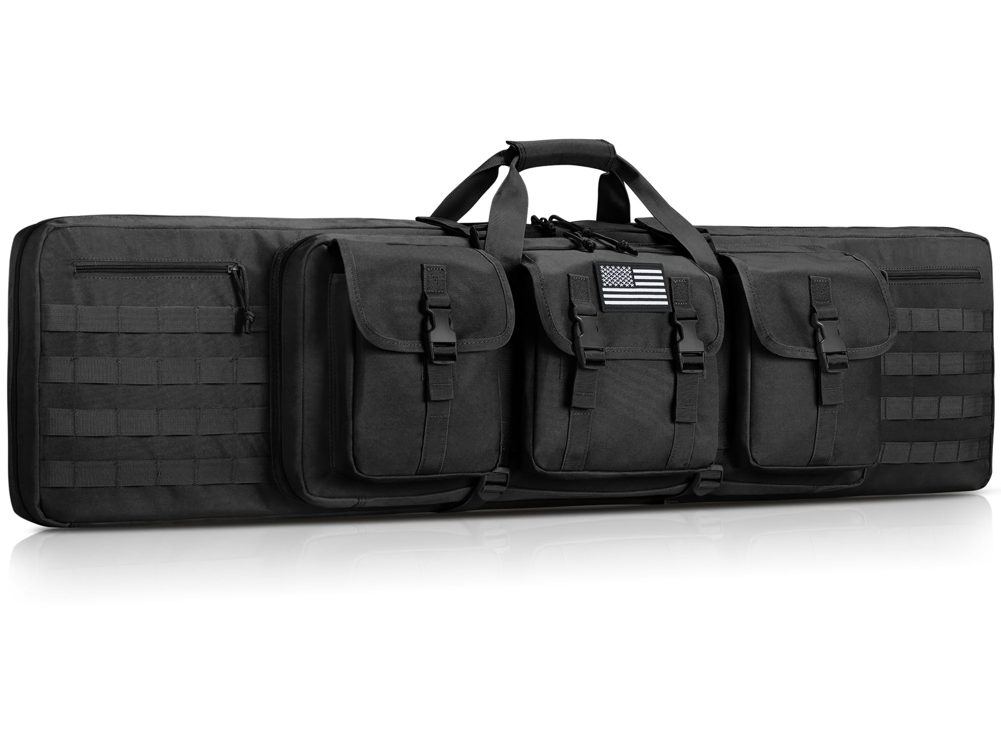 Snapklik.com : CVLIFE 48" Double Soft Rifle Case Tactical Long Gun Bag ...