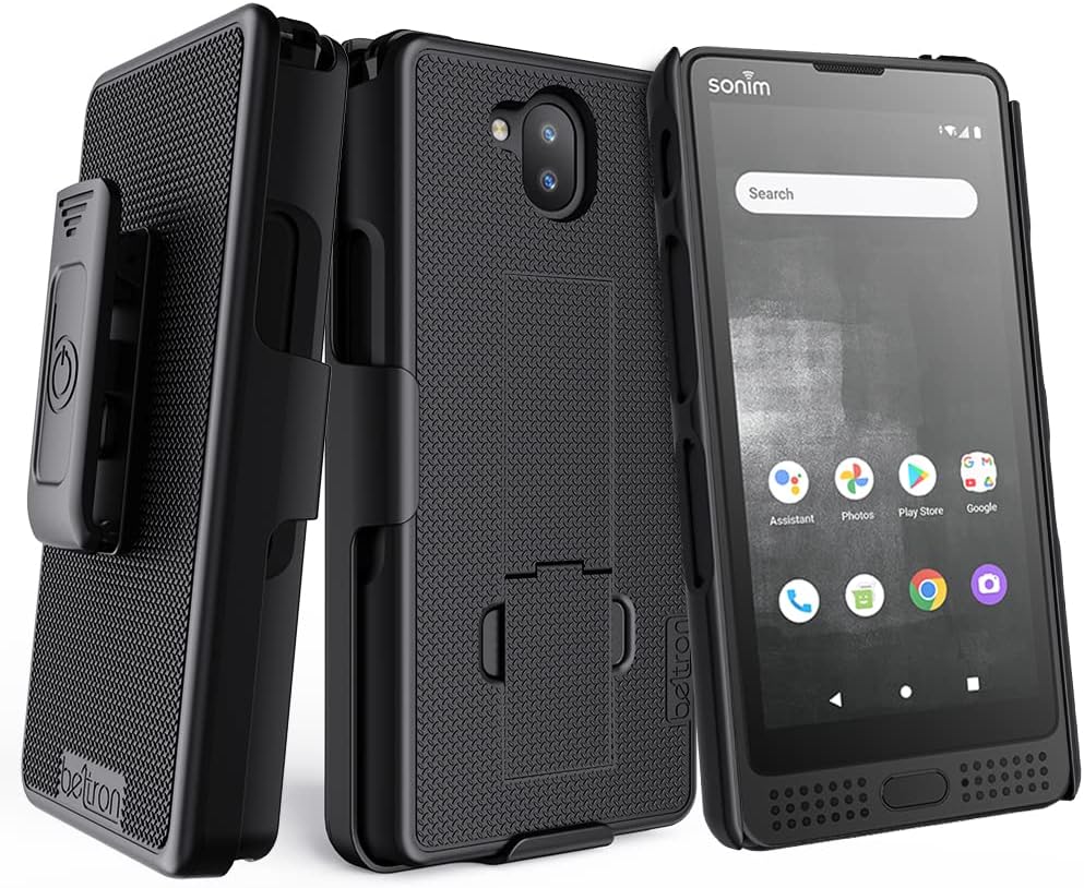 Amazon.com: BELTRON Sonim XP10 Case with Holster, Heavy Duty Belt Clip ...