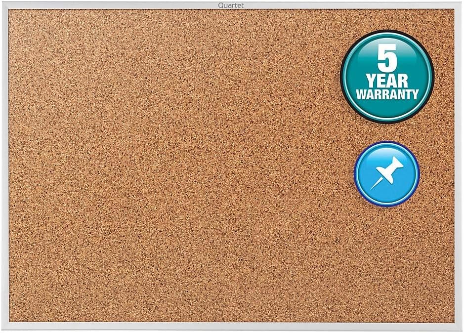 Quartet Standard Aluminum Frame Cork Bulletin Board, 3 x 2 Feet (2303 ...