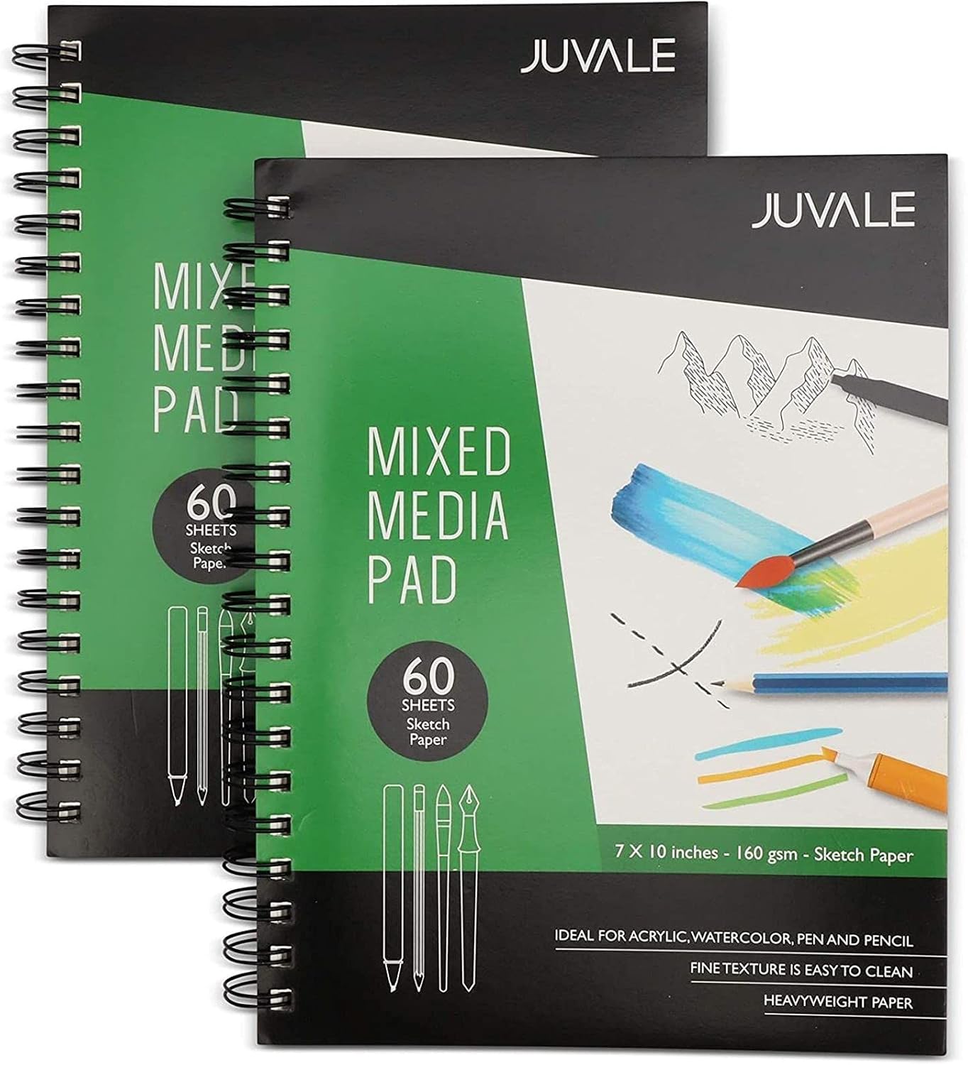Amazon Paper Notebook For Mixed Media Art Drawing Pad 7x10 In 2 amazon-paper-notebook-for-mixed-media-art-drawing-pad-7x10-in-2
