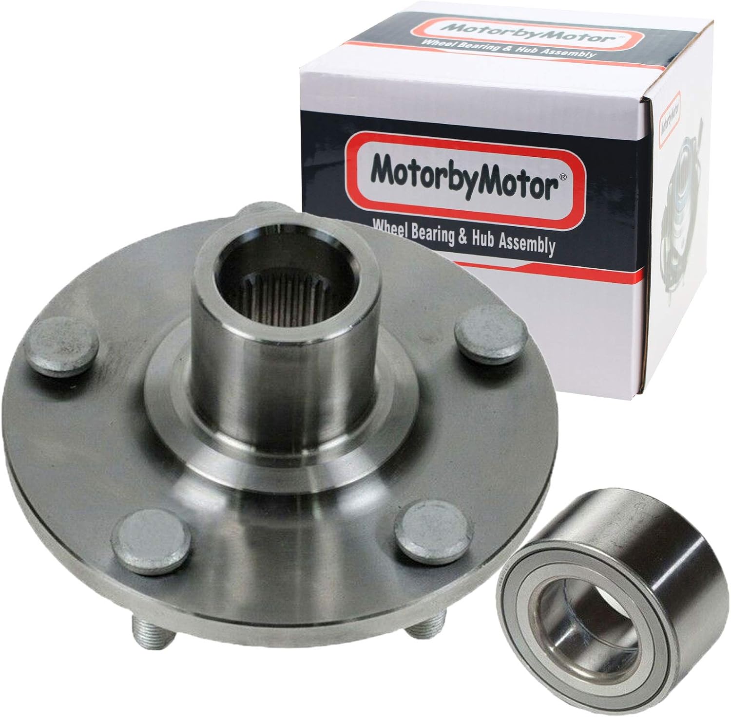Amazon.com: MotorbyMotor 930-400 Front Wheel Bearing Hub Assembly w/5 ...