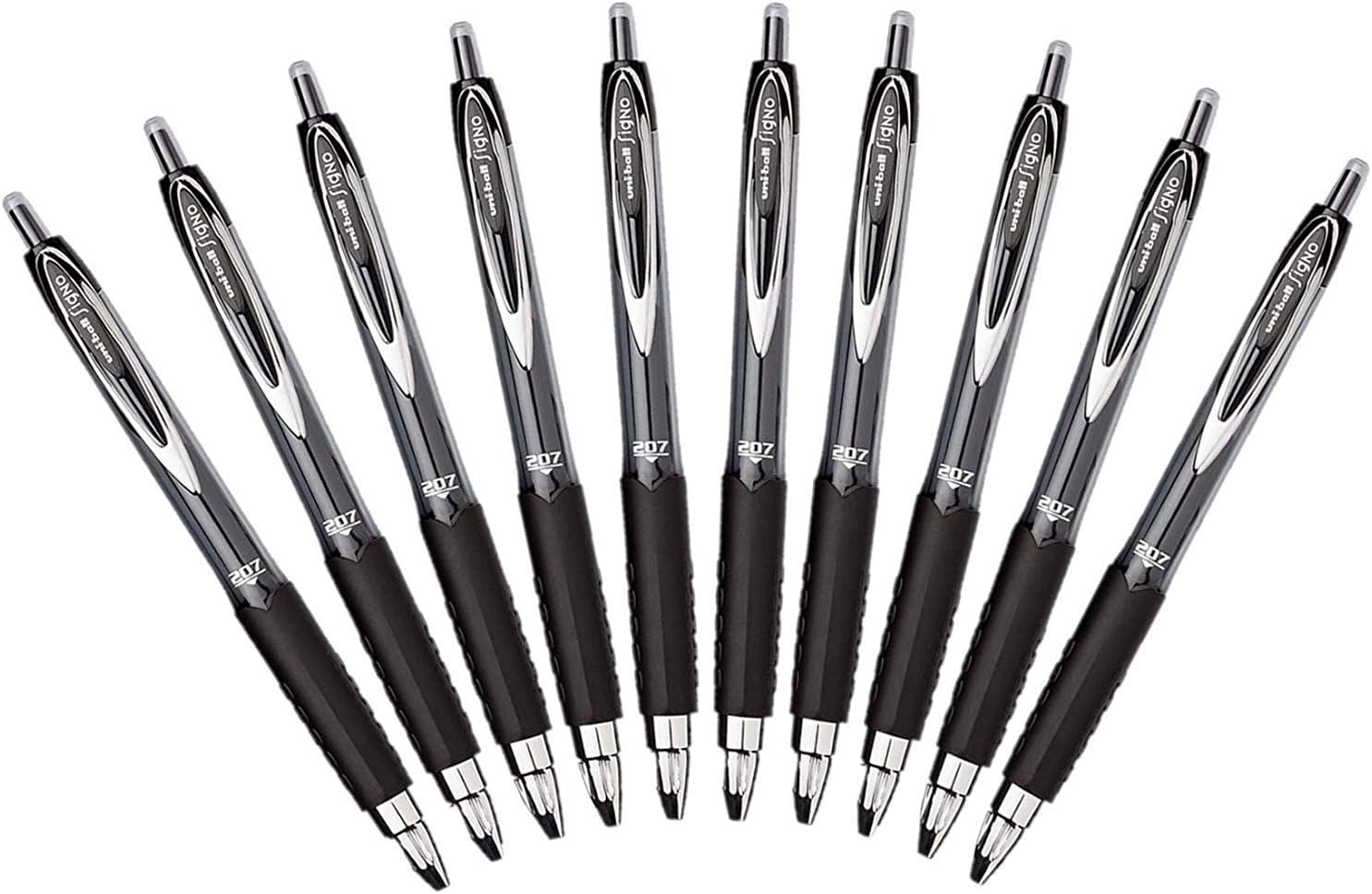 Amazon.com: Uni-ball Signo 207 Retractable Gel Pen, 0.7mm Medium Point ...