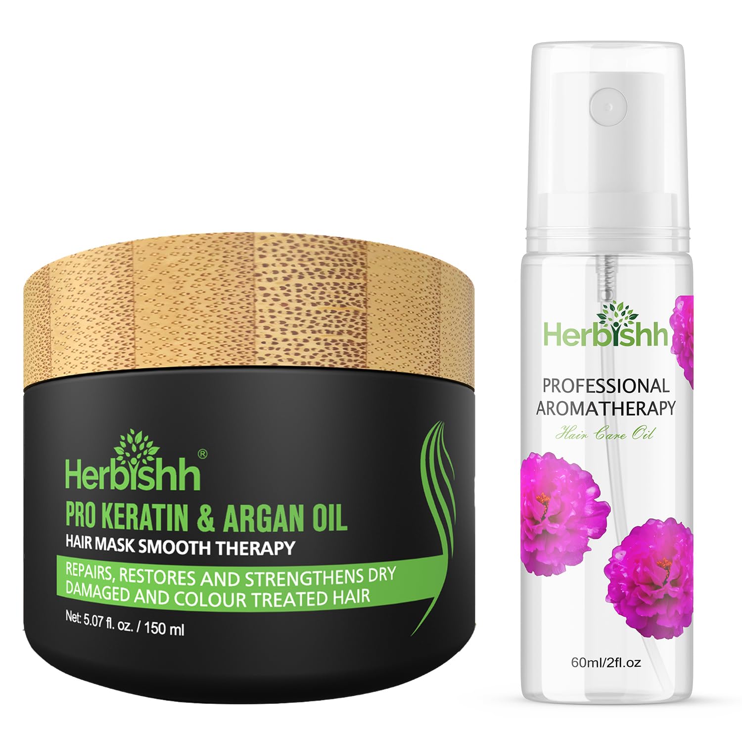 Amazon.com: Herbishh H2 Combo (Condition + Hair Growth) Pro Keratin ...