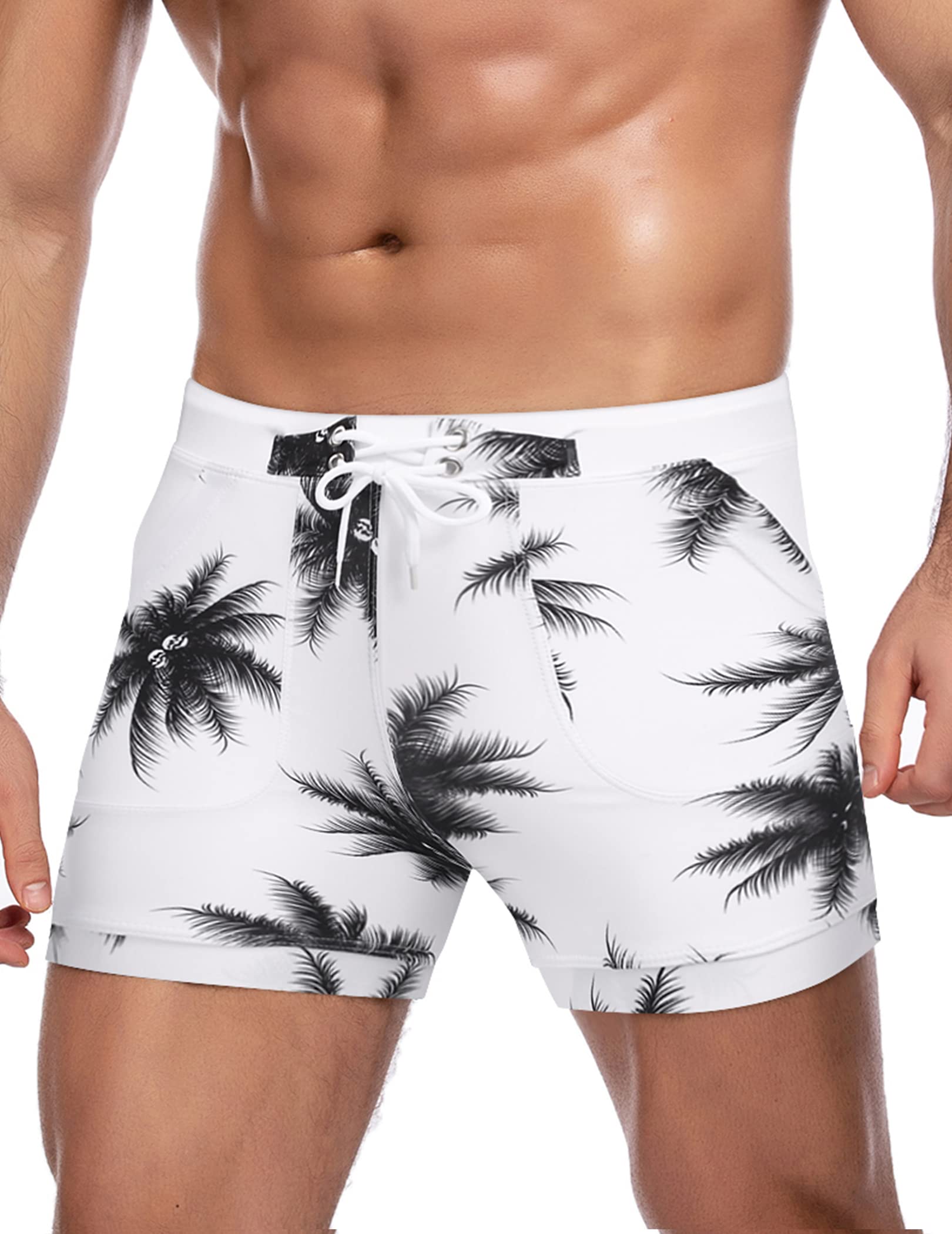 Snapklik.com : Men Swimming Trunk Quick Dry Square Leg Swimsuit Beach ...