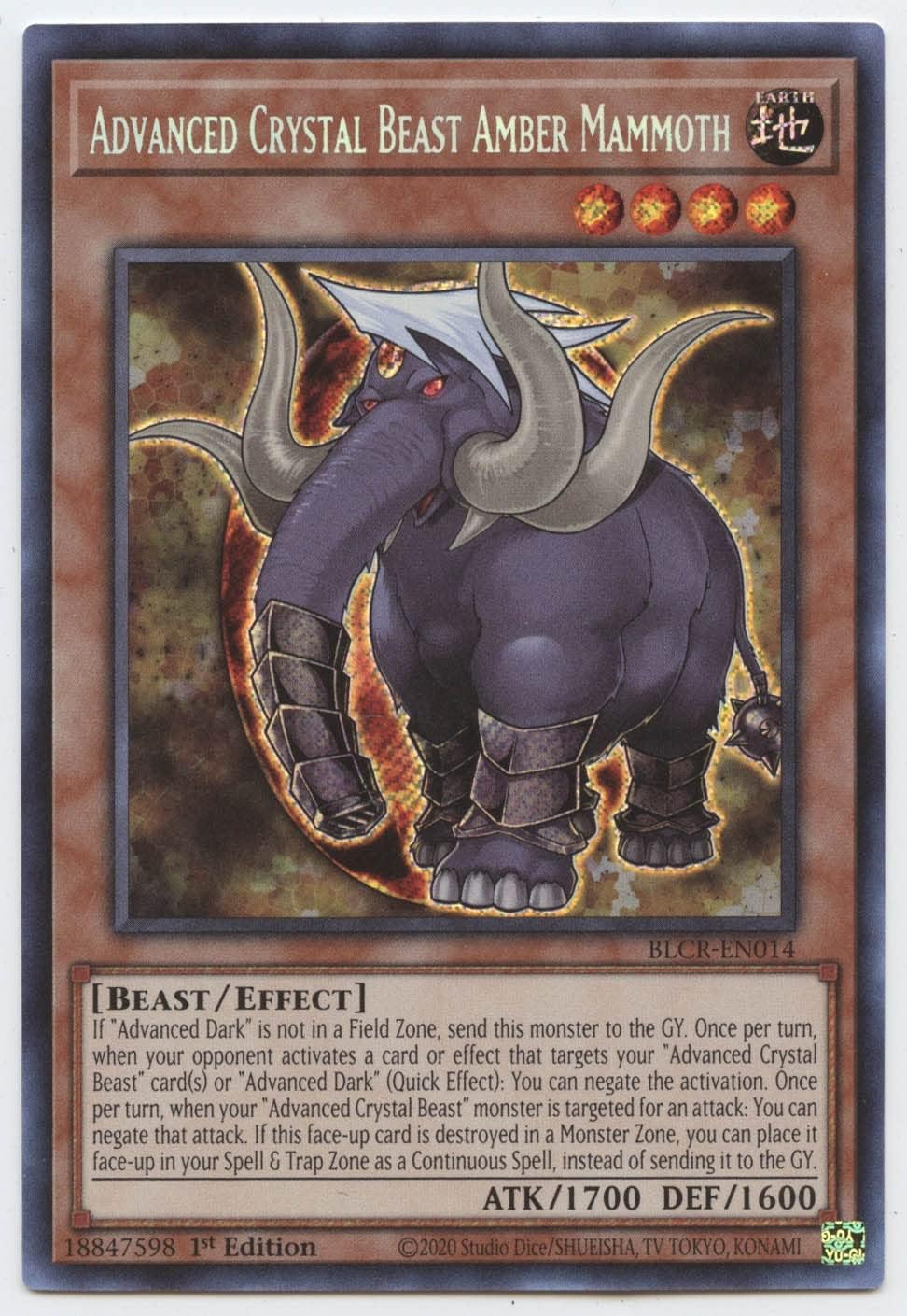 Amazon.com: Advanced Crystal Beast Amber Mammoth - BLCR-EN014 - Secret ...