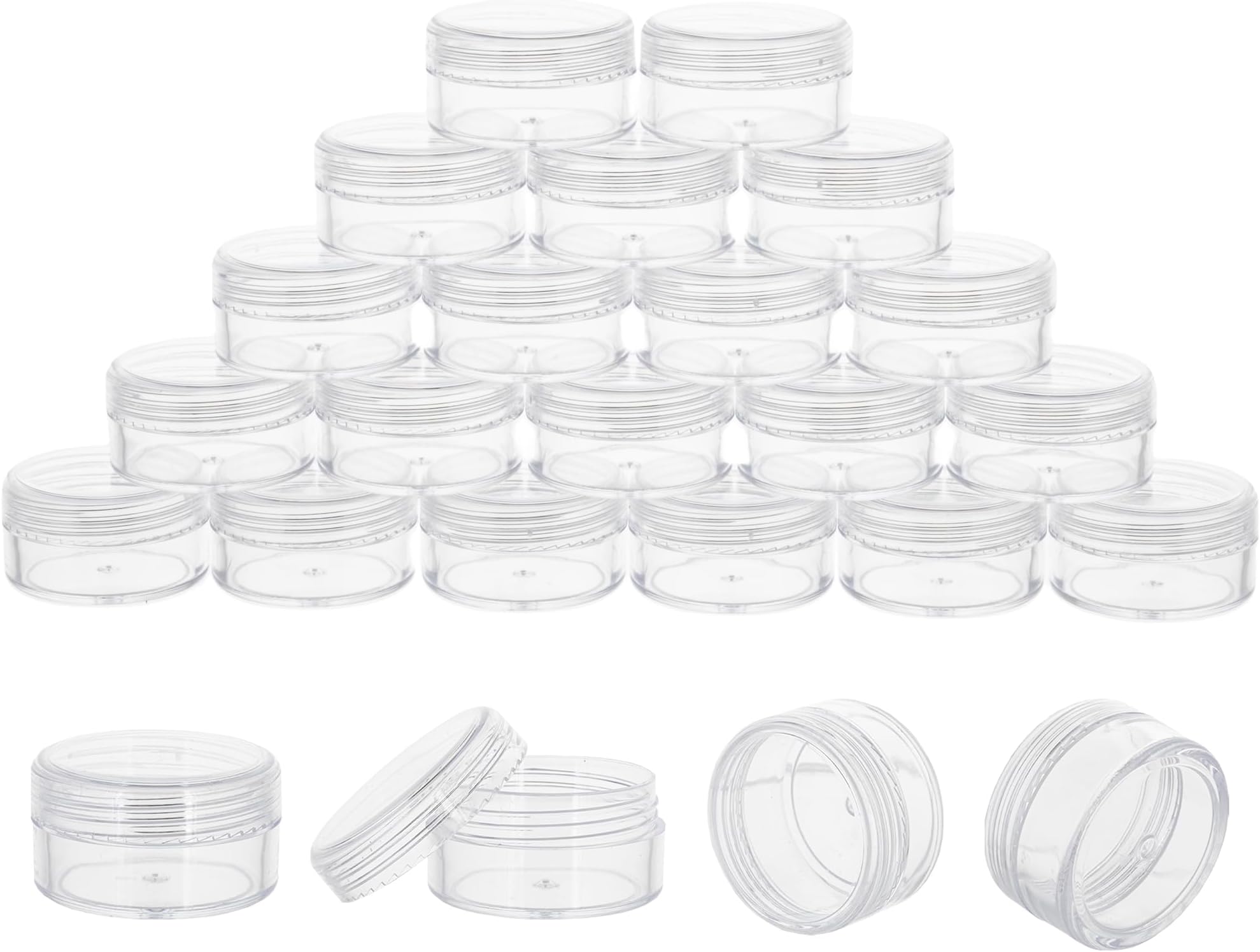 Amazon.com: Onwon 25 Pcs Empty Clear Portable Travelling Plastic ...