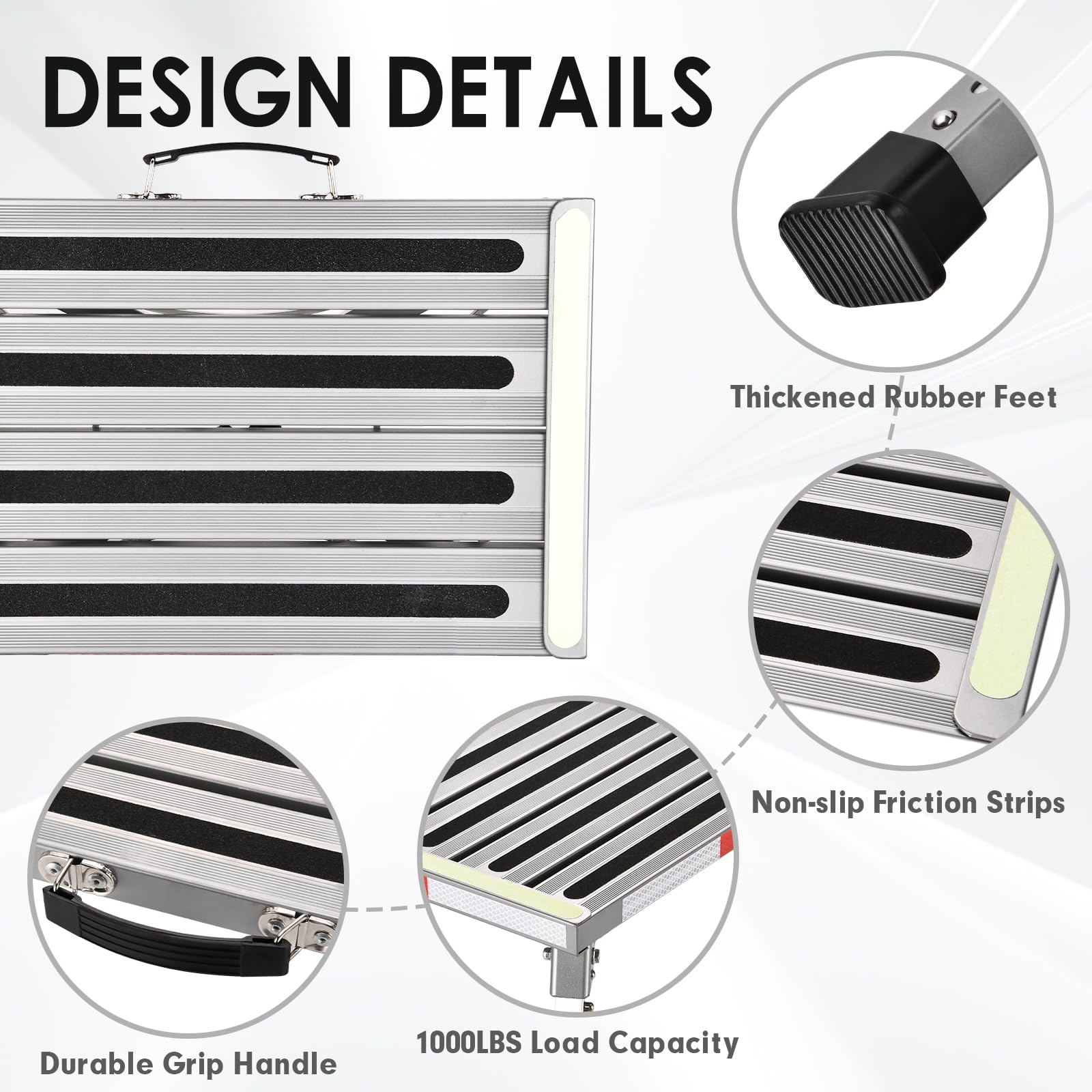 Snapklik.com : Yagud RV Step Stool, Adjustable Height Stable Foldable ...
