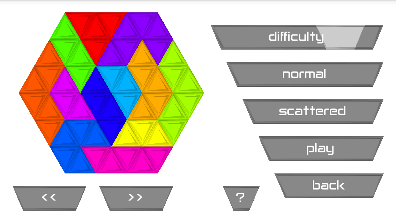 Aplicación Triangle Puzzle en Amazon Appstore