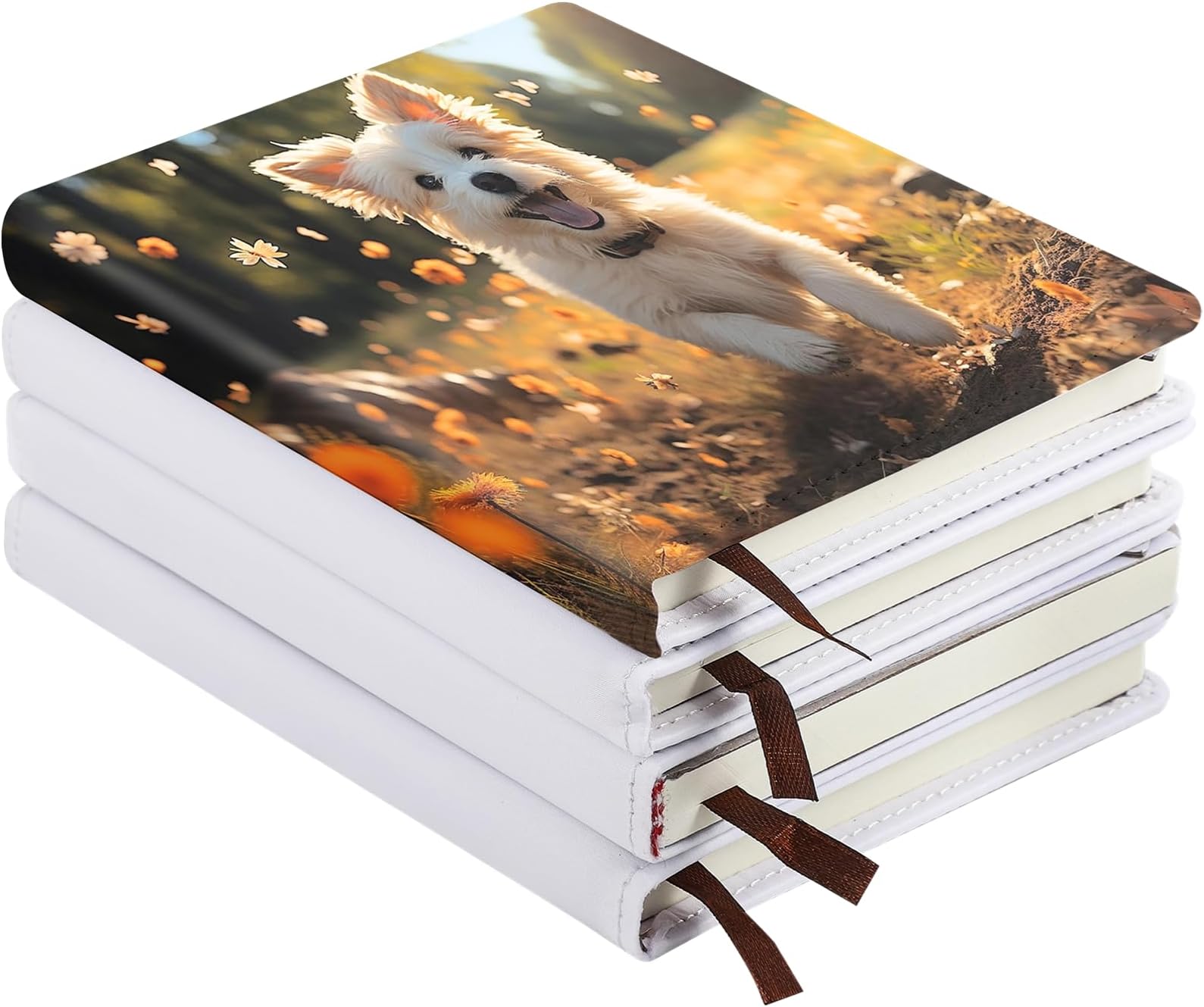 Amazon.com : Tideme 4 PCS Sublimation Blank Notebooks, Faux Leather ...