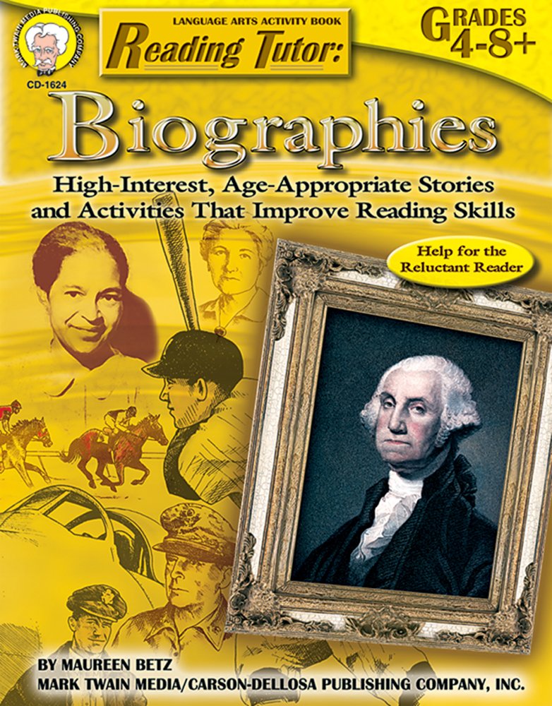 Amazon.com: Mark Twain Biographies Reading Comprehension Workbook ...