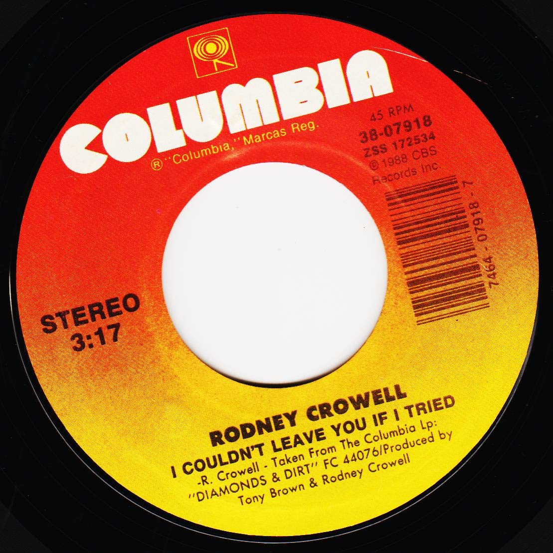 RODNEY CROWELL, RODNEY CROWELL - I Couldn't Leave You If I Tried ...