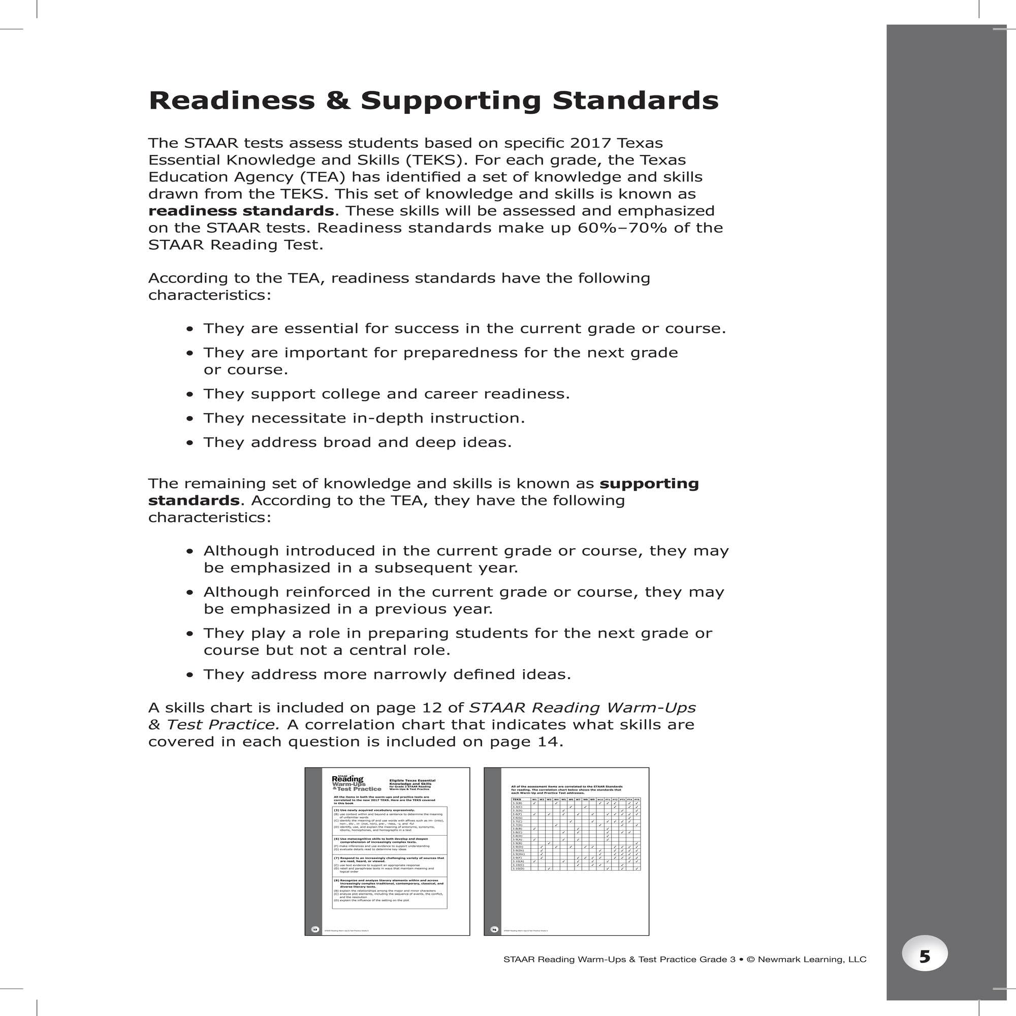 Snapklik.com : STAAR Reading Warm-Ups & Test Practice I For Children In ...