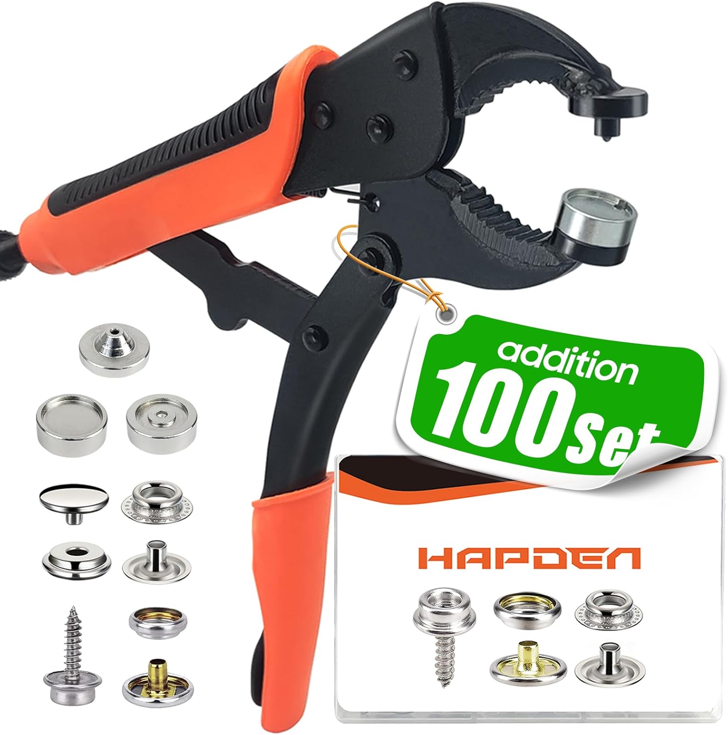 Amazon.com: Heavy Duty Snap Fastener Tool Adjustable Snap Setter Tool ...