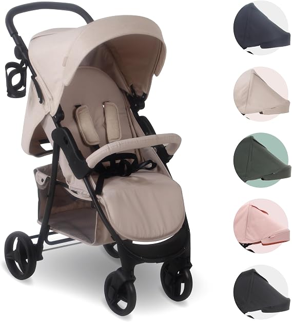 My Babiie MB30 Pushchair – from Birth to 4 Years (22kg), Easy Compact ...