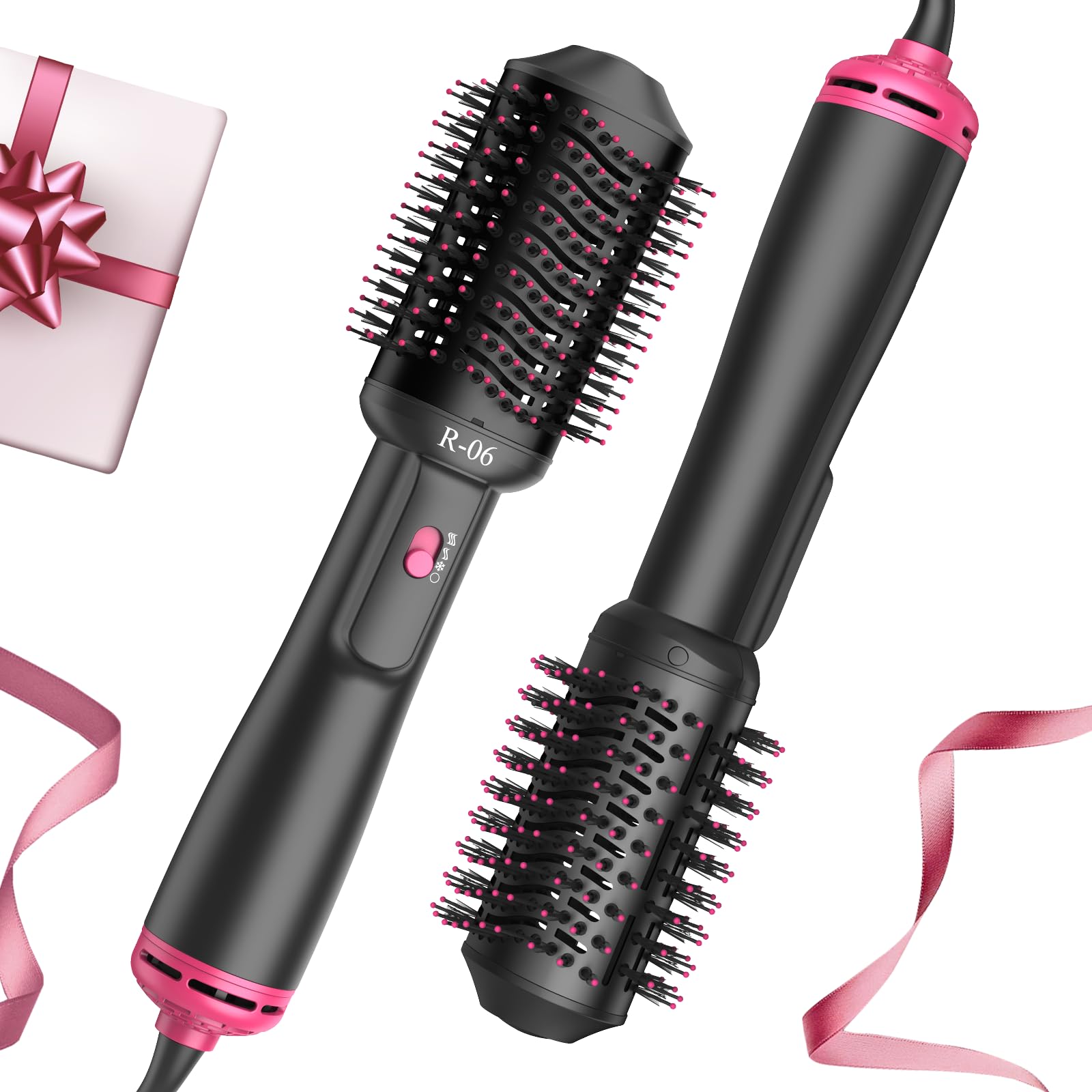 Amazon.com : 4-in-1 Hair Dryer Brush - Blow Dryer and Styler in One ...
