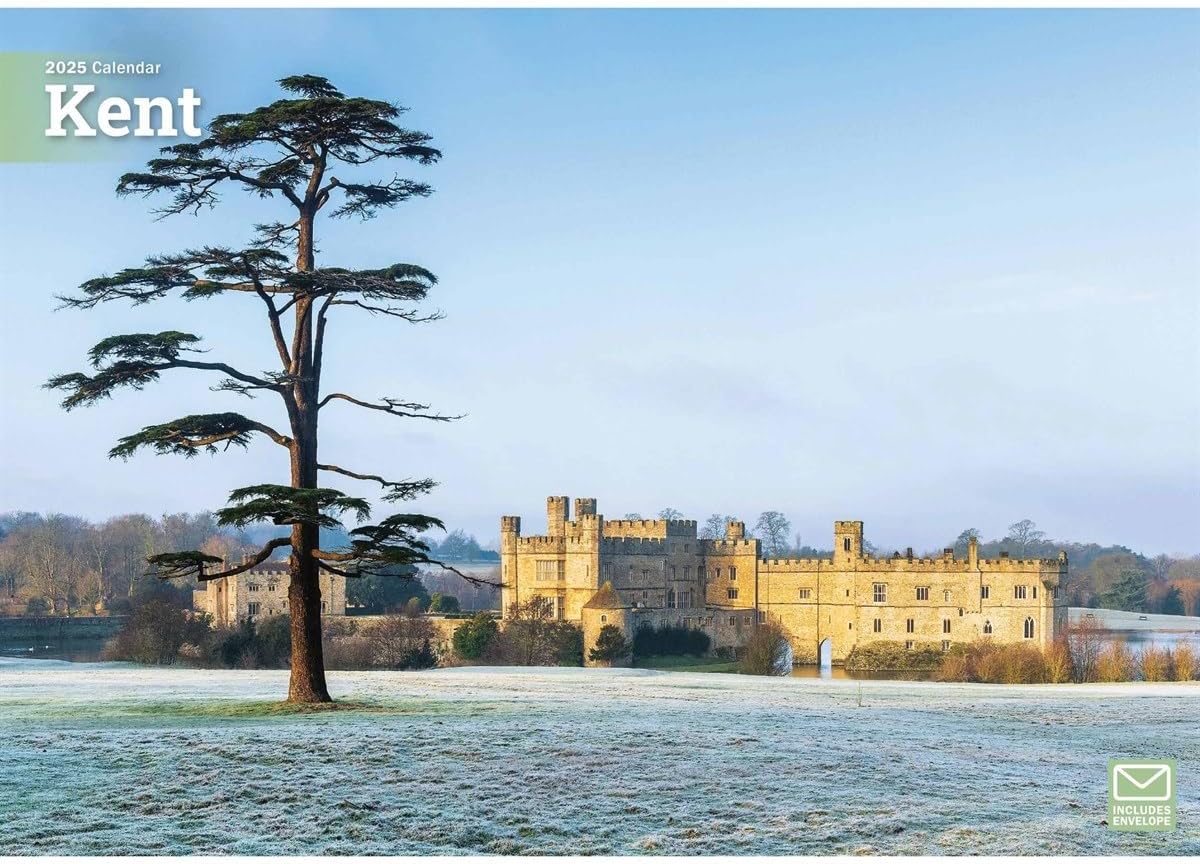 Kent A4 Calendar 2025 (PFP) : Amazon.co.uk: Stationery & Office Supplies