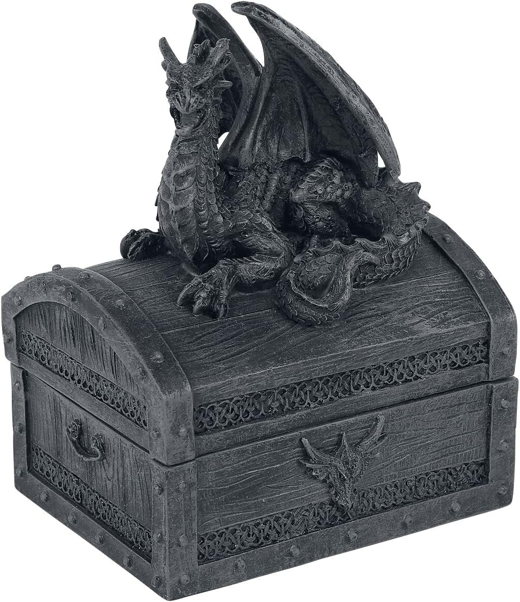 Design Toscano Dragon Protector of the Celtic Orb Sculptural Box ...