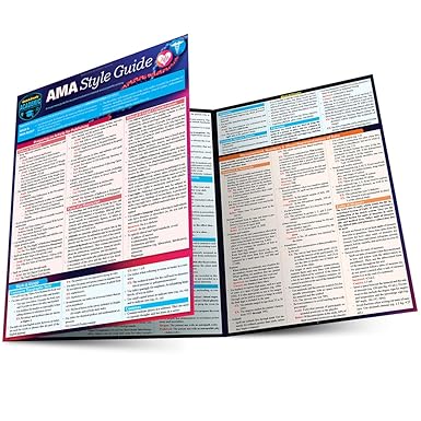 AMA Style Guide for Science & Medical Writing: QuickStudy Laminated ...