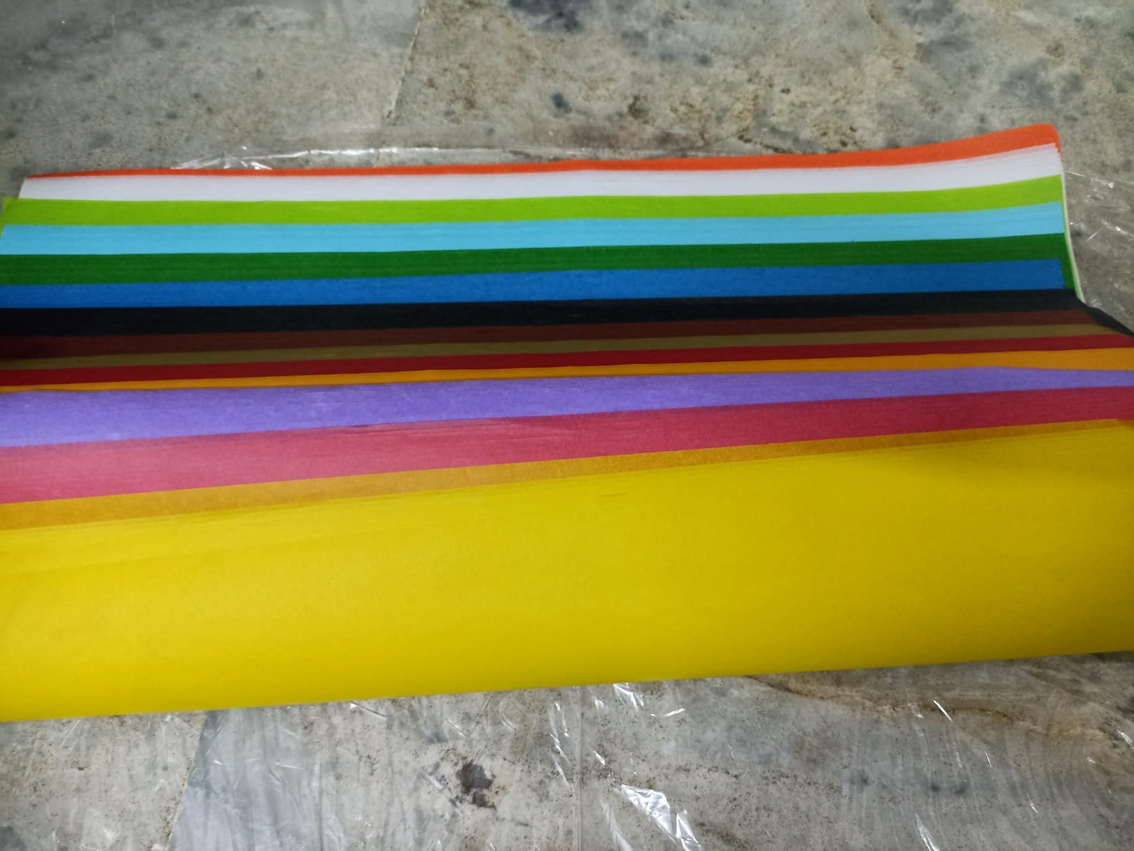 Ambey Papers LLP 80 Sheets Of Coloured Paper Tissue/Packaging/Kite ...