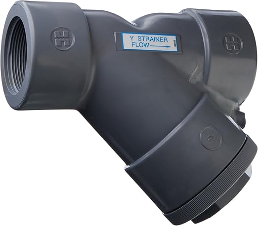 Amazon.com : Hayward YS20200T 2-Inch Threaded CPVC Plastic Y-Strainer ...