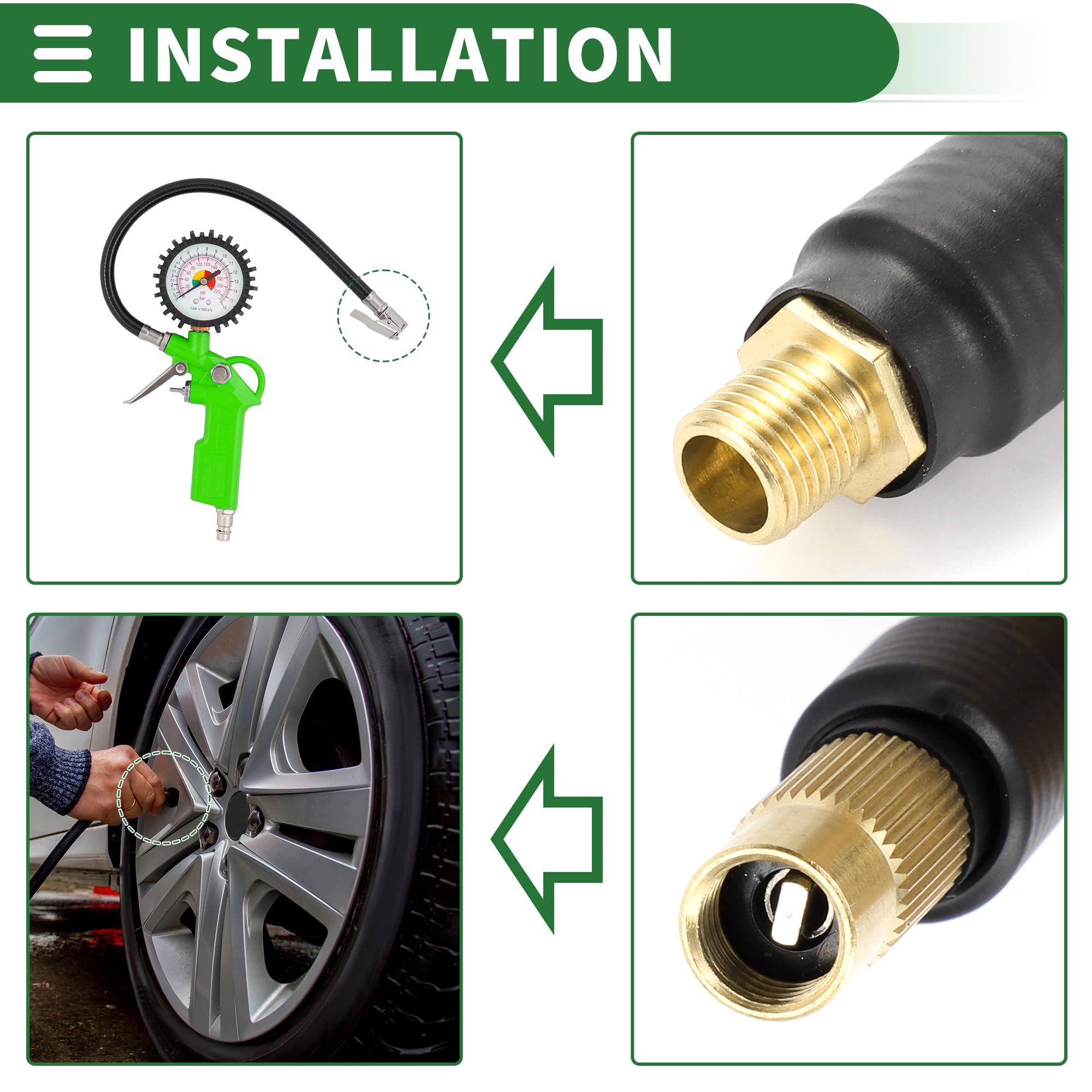 Snapklik.com : Universal Tire Inflator Extension Tube Air Pump Extend ...